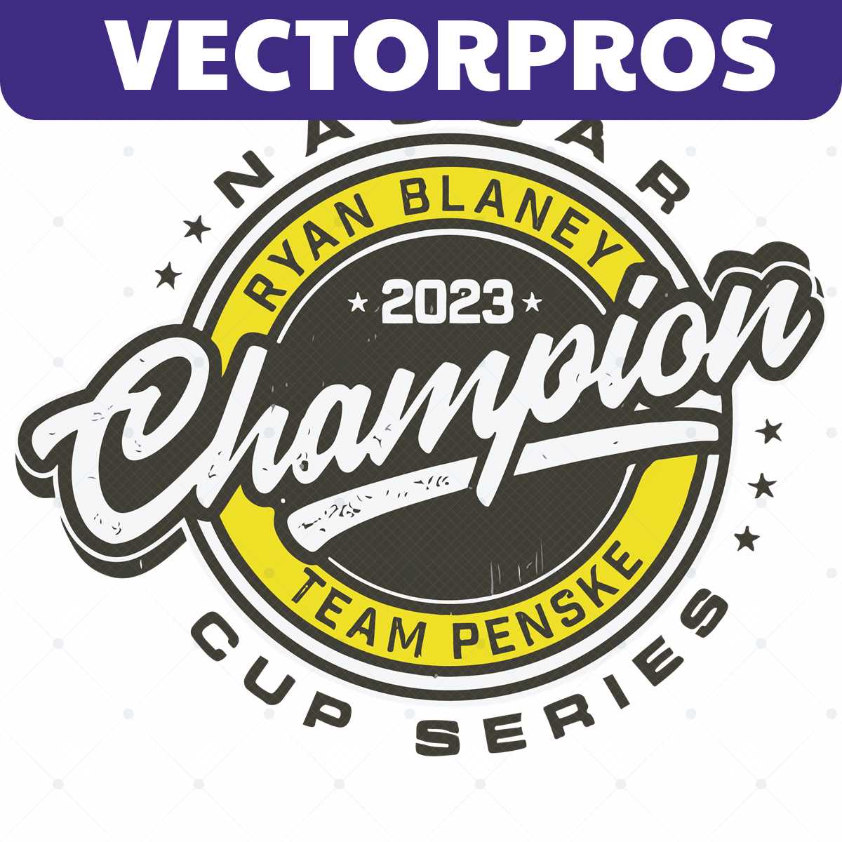 NASCAR Cup Series Champion Ryan Blaney SVG Download | Inspire Uplift