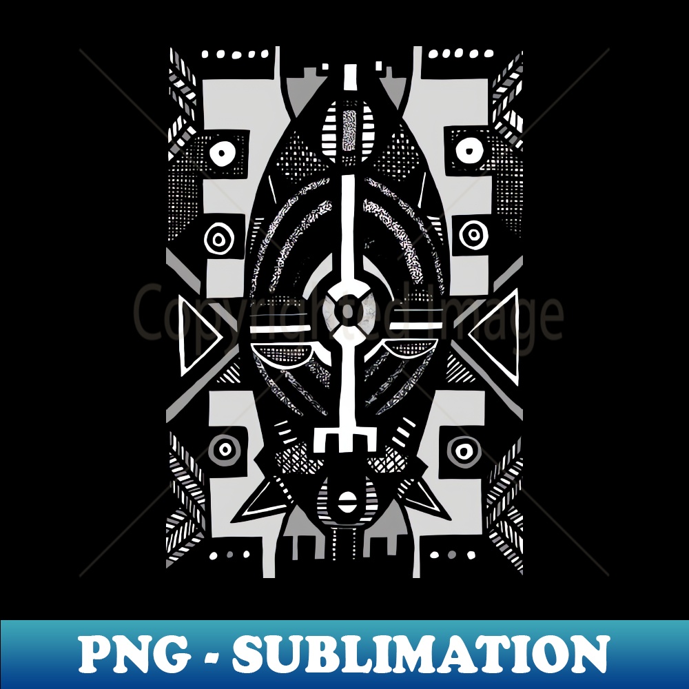 African Mask traditional tribal symbolic pattern design - Hi | Inspire ...