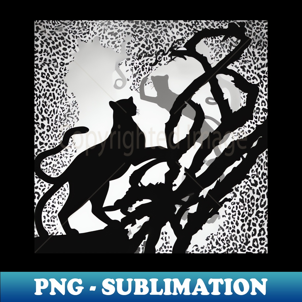 Leopard Shadow Silhouette Anime Style Collection No 181 - Ar | Inspire ...