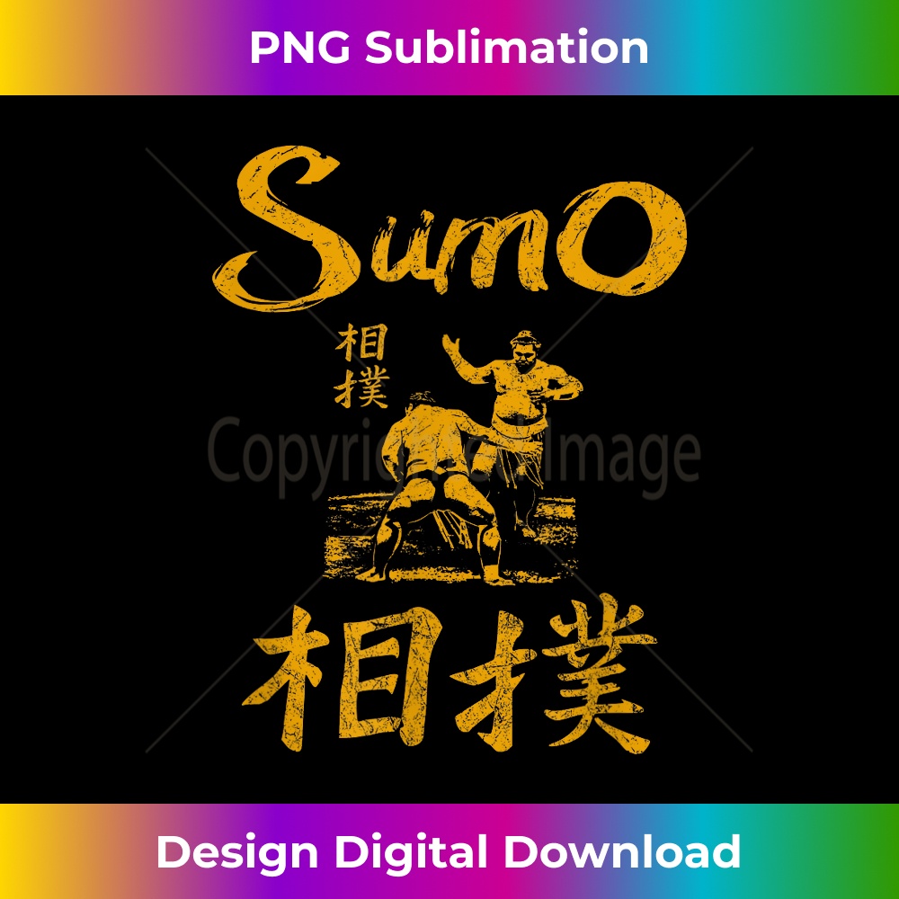Sumo Wrestling Japanese Retro - Minimalist Sublimation Digit - Inspire ...