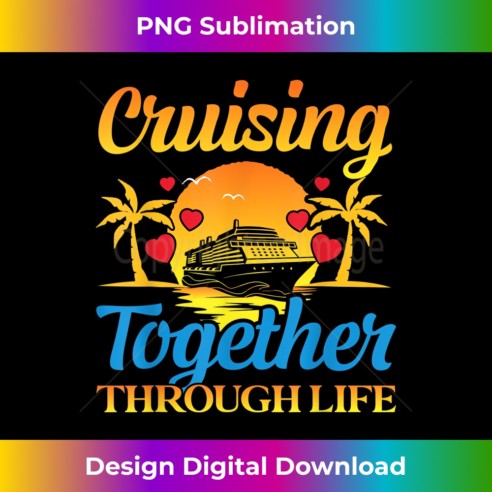 Cruising Together Through Life Couple Cruise - Timeless PNG | Inspire Uplift