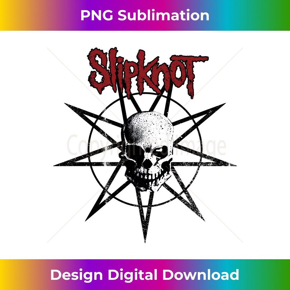 Slipknot Star Skull Long Sleeve - Classic Sublimation PNG Fi | Inspire ...
