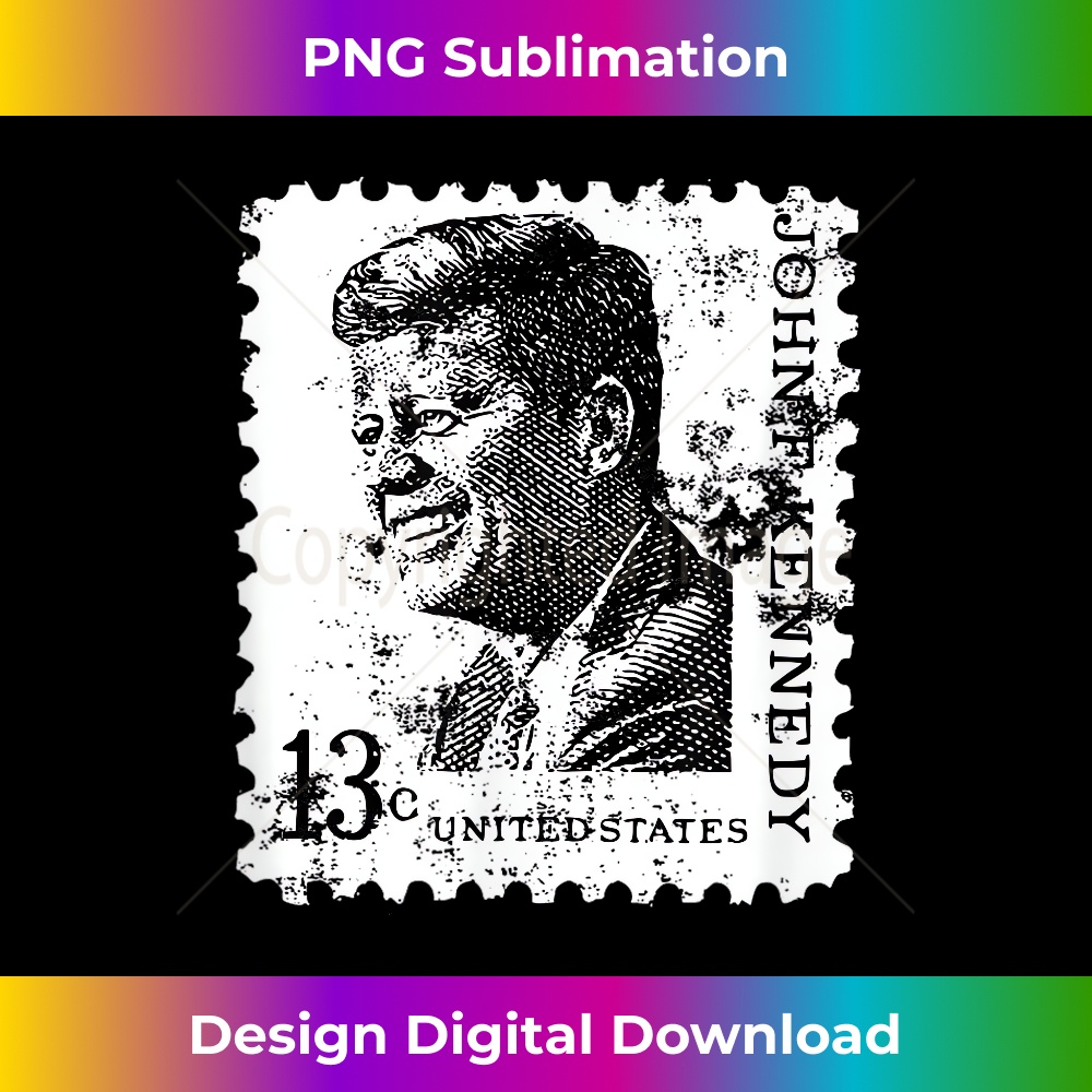 President John F Kennedy Vintage JFK Postage Stamp - Minimal | Inspire ...