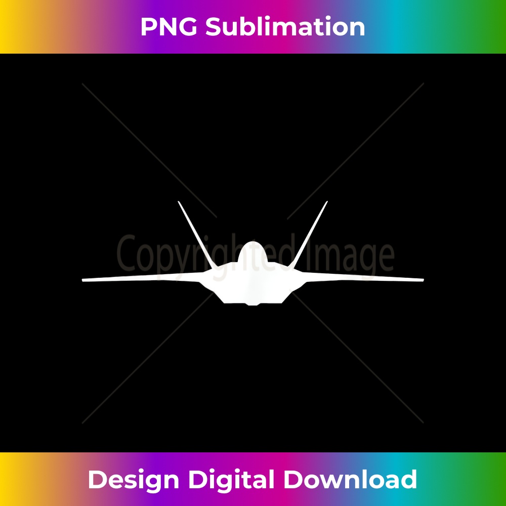 F-22 Raptor Fighter Jet Aircraft Silhouette - Deluxe PNG Sub | Inspire ...