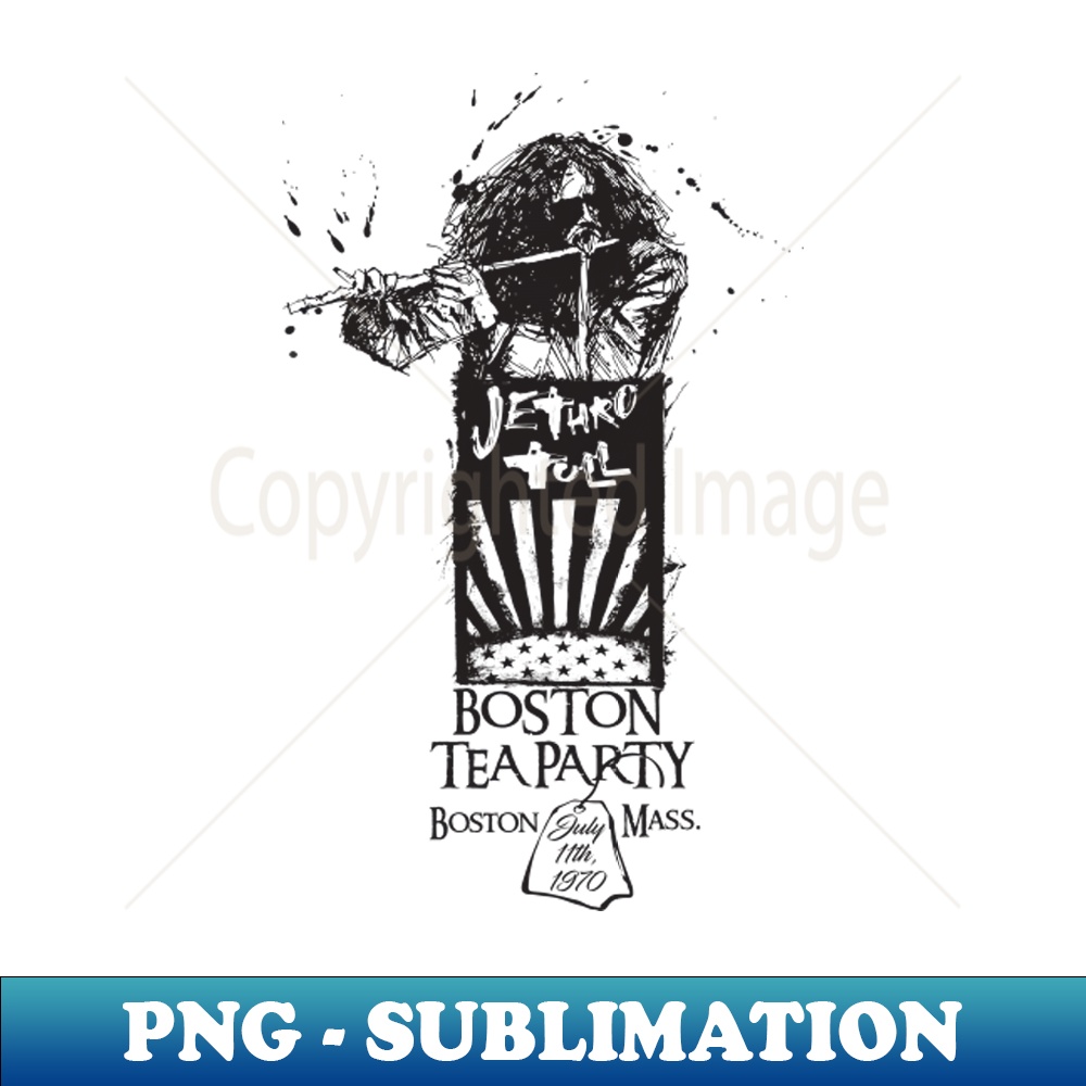 Jethro Tull Boston Tea Party - PNG Sublimation Digital Downl | Inspire ...