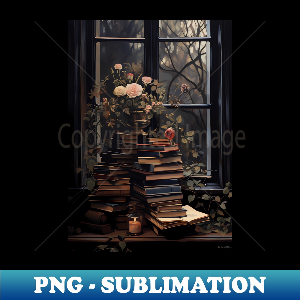 Vintage window library - Sublimation-Ready PNG File - Vibran | Inspire ...