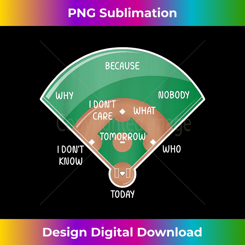 Funny Baseball Diamond Fielding Chart Gift Who's On First - | Inspire ...