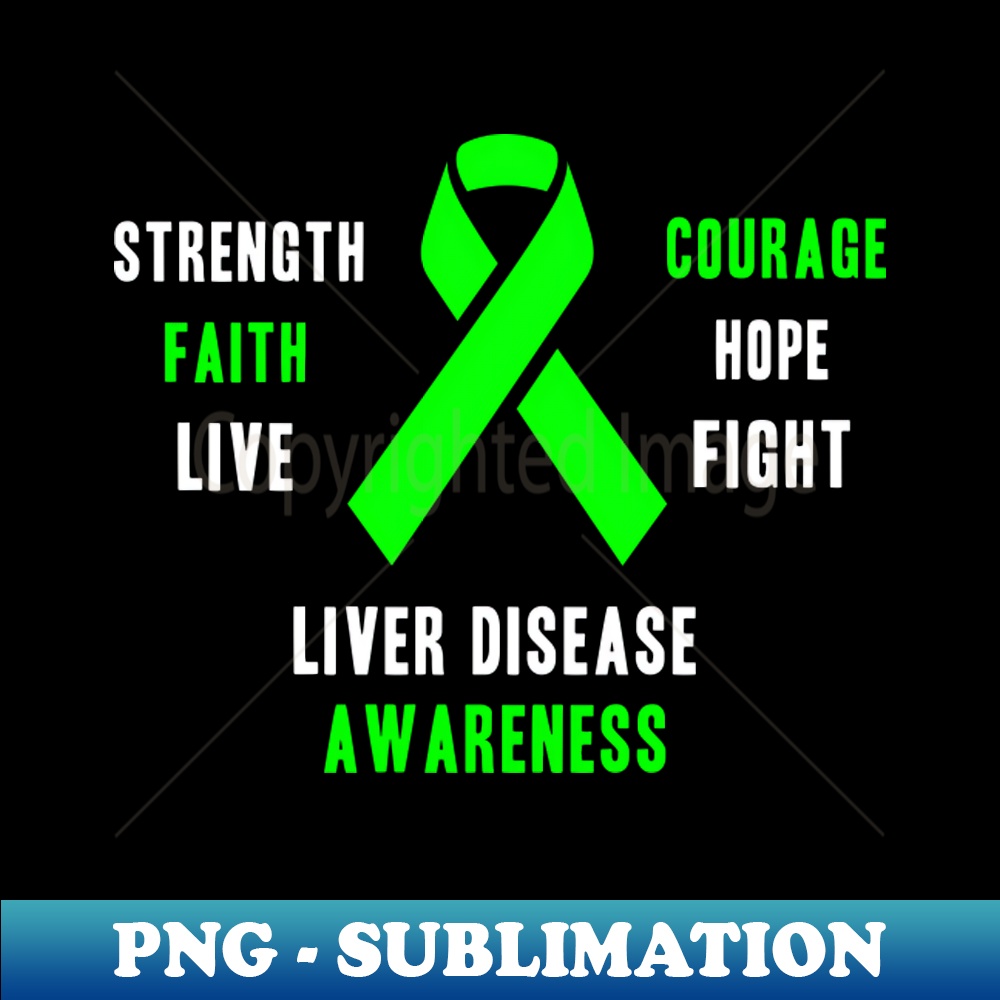 Liver Disease Awareness - Aesthetic Sublimation Digital File | Inspire ...