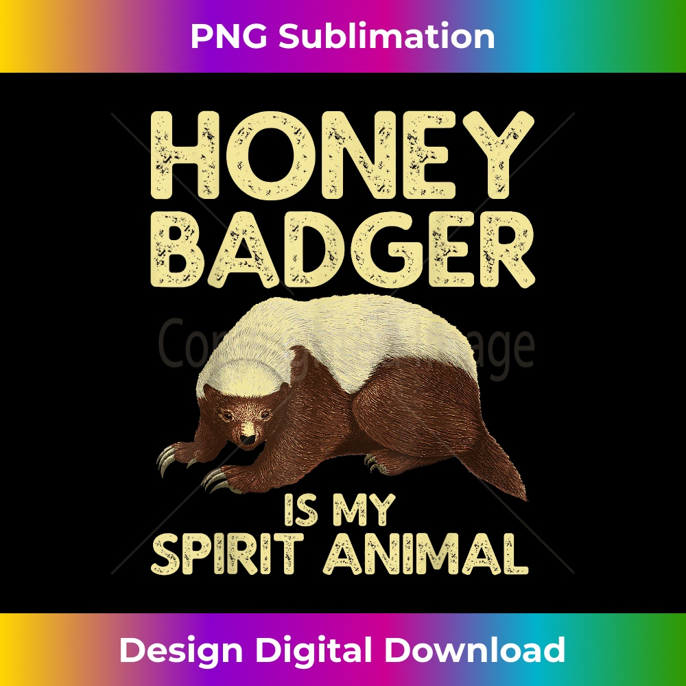 Cool Honey Badger For Men Women Spirit Animal Lover Wildlife | Inspire ...