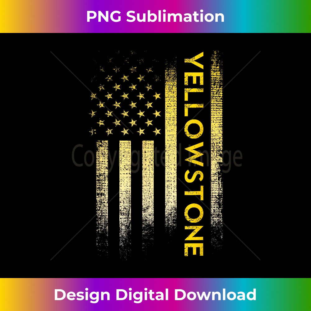 Yellowstone American Flag - Luxe Sublimation PNG Download - - Inspire ...
