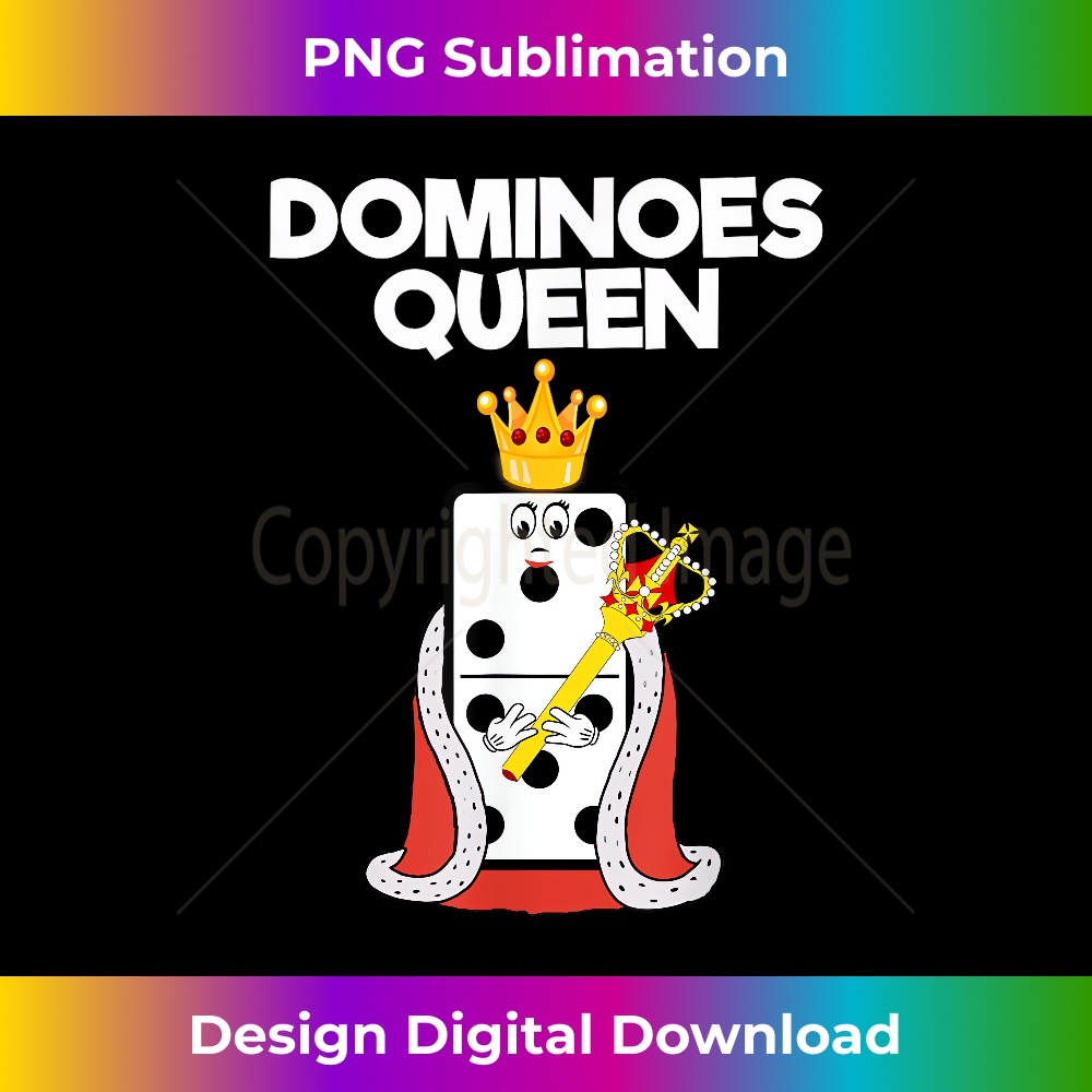 Dominoes T- - Funny Dominoes Queen - Futuristic PNG Sublimat | Inspire ...