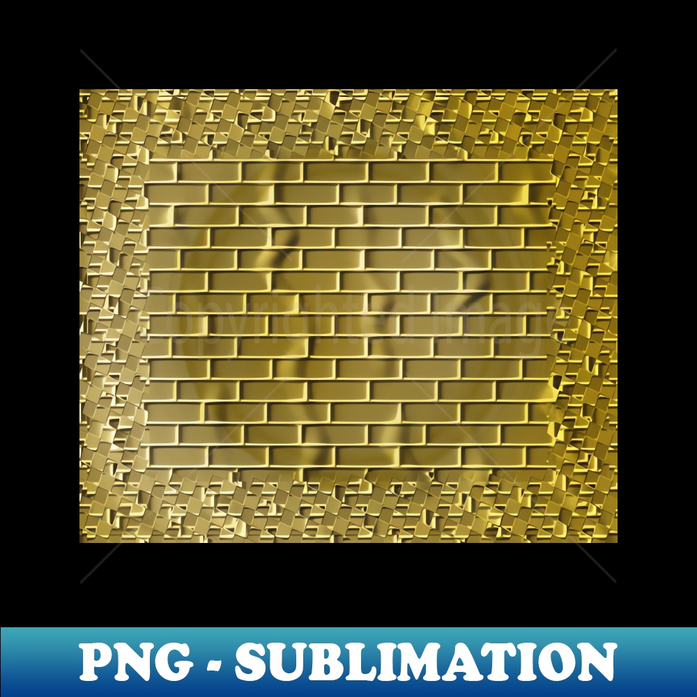 Gold bars in a decorative frame - PNG Transparent Digital Do - Inspire ...