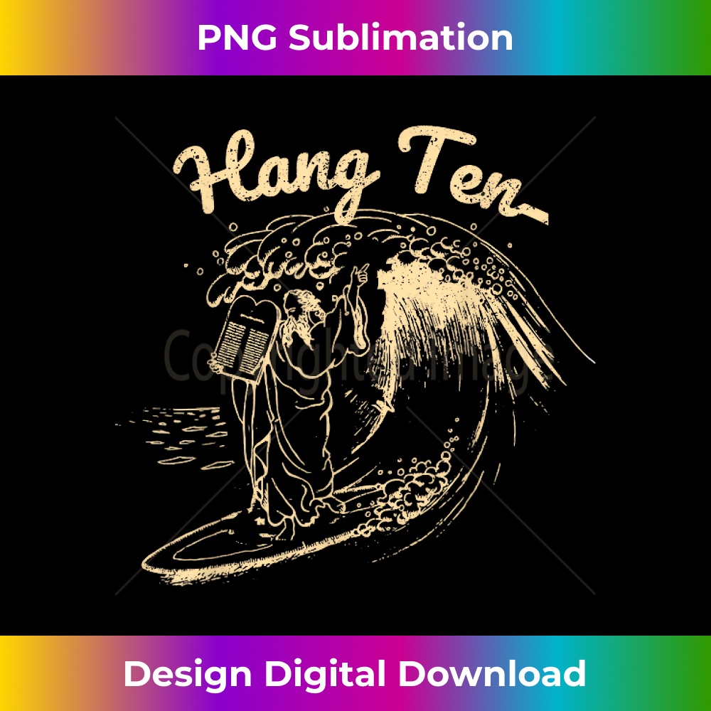 Vintage Surfing Moses Hang Ten - Timeless PNG Sublimation Do | Inspire ...