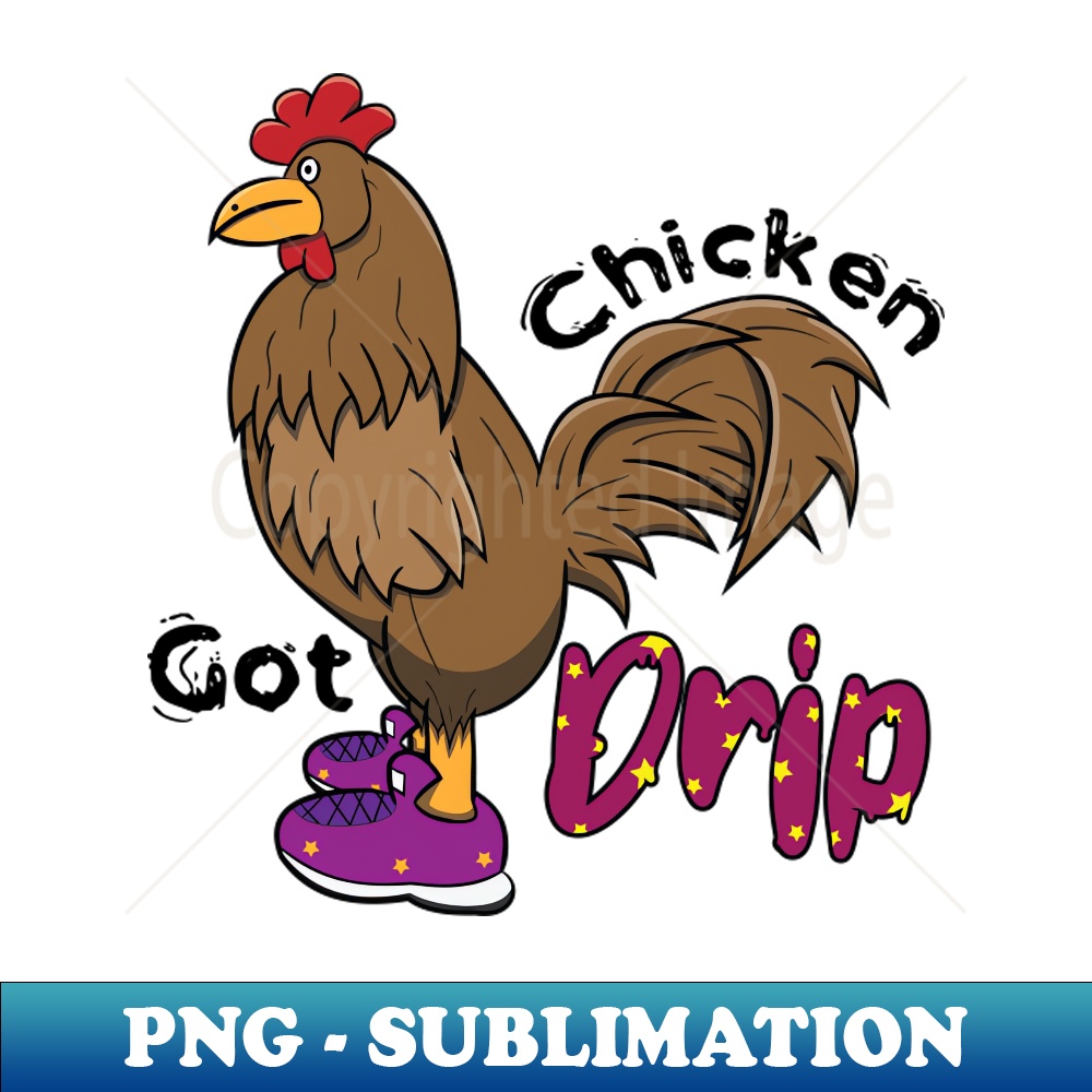 Chicken With Shoes Brown Purple DRIP - Aesthetic Sublimation | Inspire ...