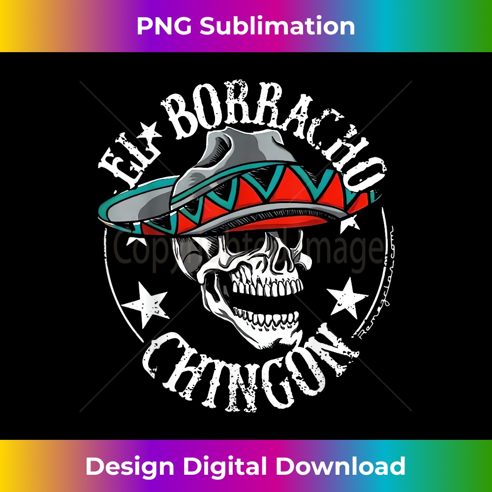 El Borracho Chingon Mexican Sugar Skull Cinco De Mayo - Luxe | Inspire ...