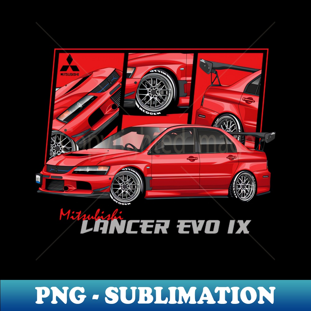 Mitsubishi Lancer evolution evo 9 Red JDM - Special Edition | Inspire ...