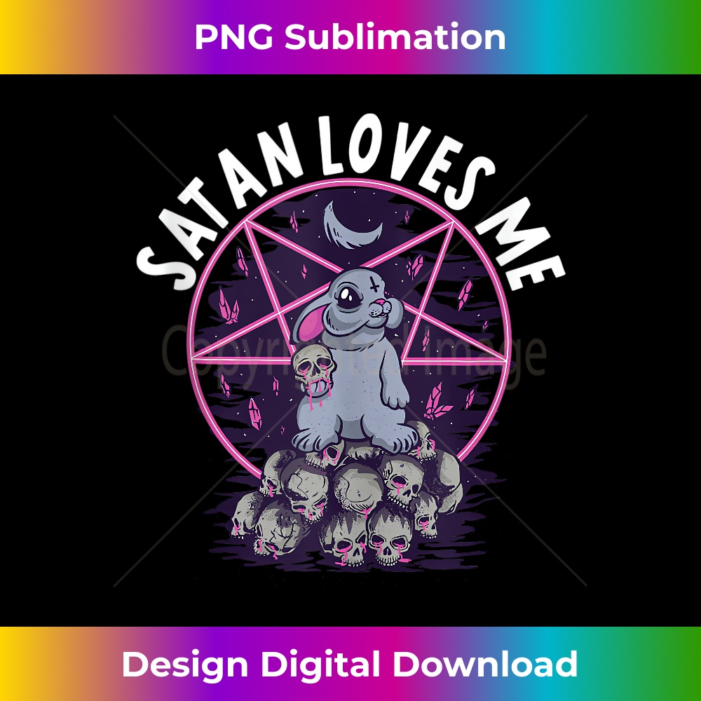 Satan Loves Me - Satanic Bunny Satanism Tank Top - Chic Subl | Inspire ...