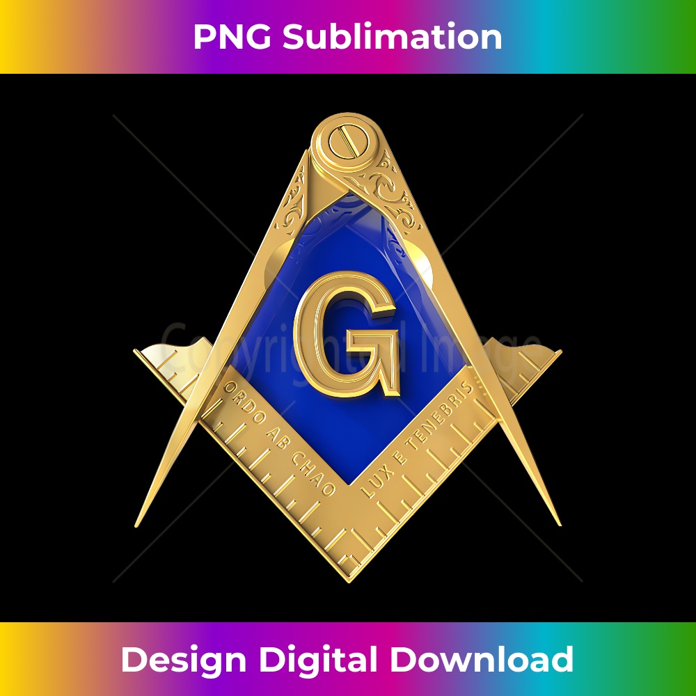 Masonic Square & Compass Freemason - Minimalist Sublimation | Inspire ...