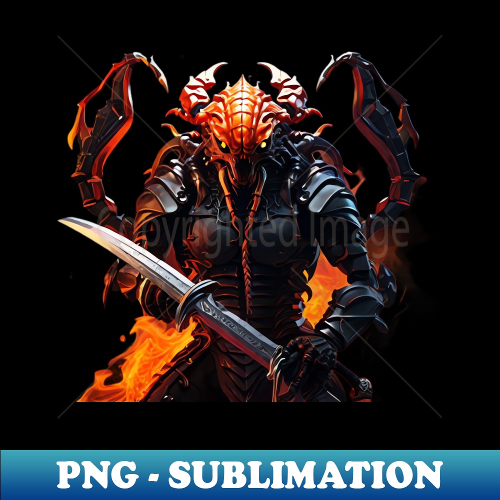 fire scorpion - Signature Sublimation PNG File - Bold & Eye- | Inspire Uplift