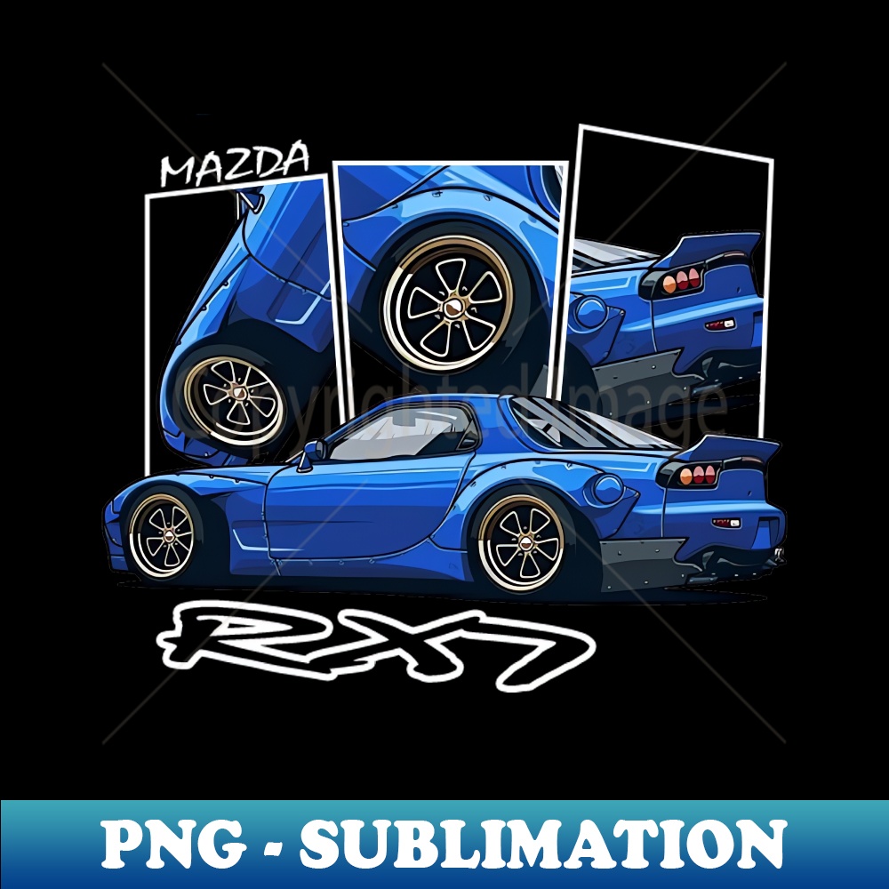 Mazda RX7 JDM - PNG Transparent Sublimation File - Revolutio | Inspire ...