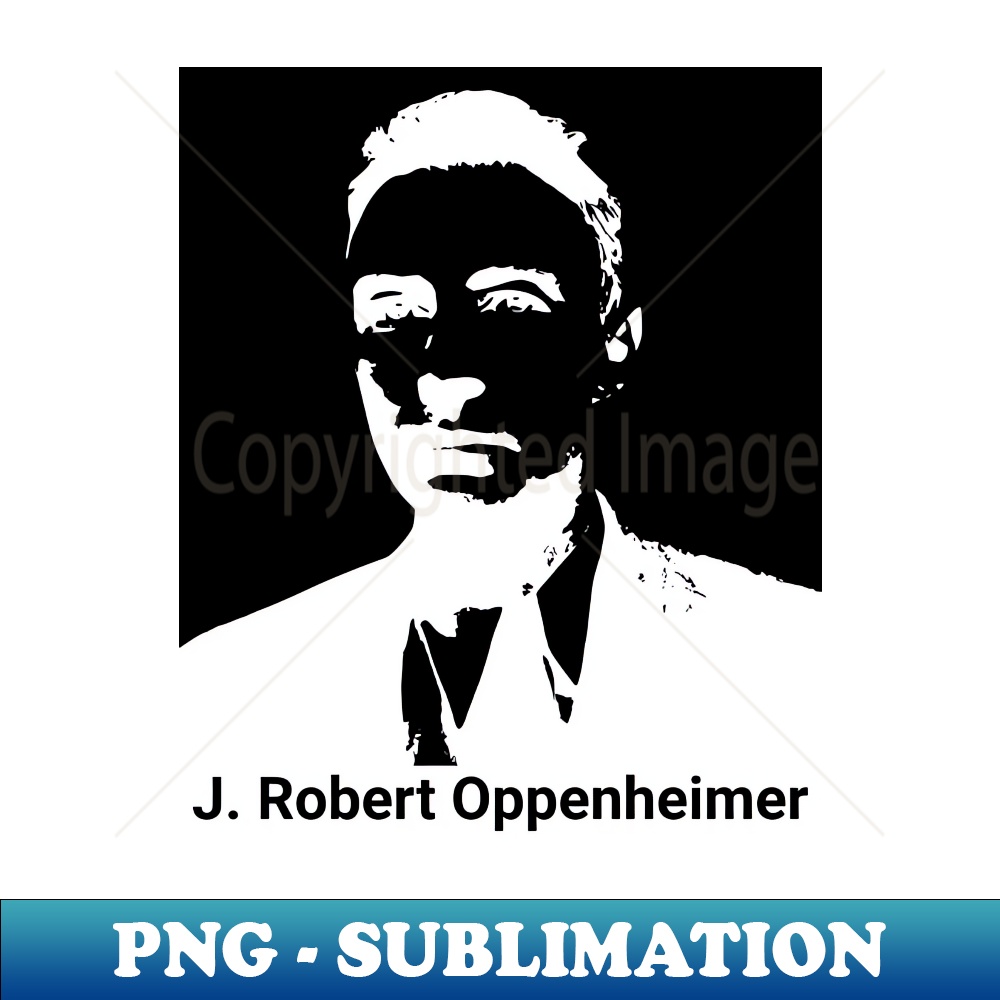 Oppenheimer - White on Black - Signature Sublimation PNG Fil - Inspire ...