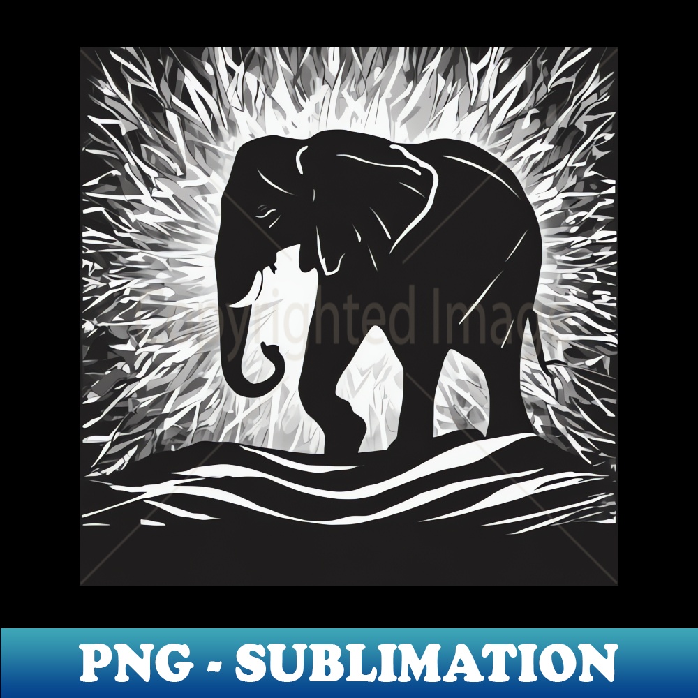 Elephant Shadow Silhouette Anime Style Collection No 132 - T | Inspire ...