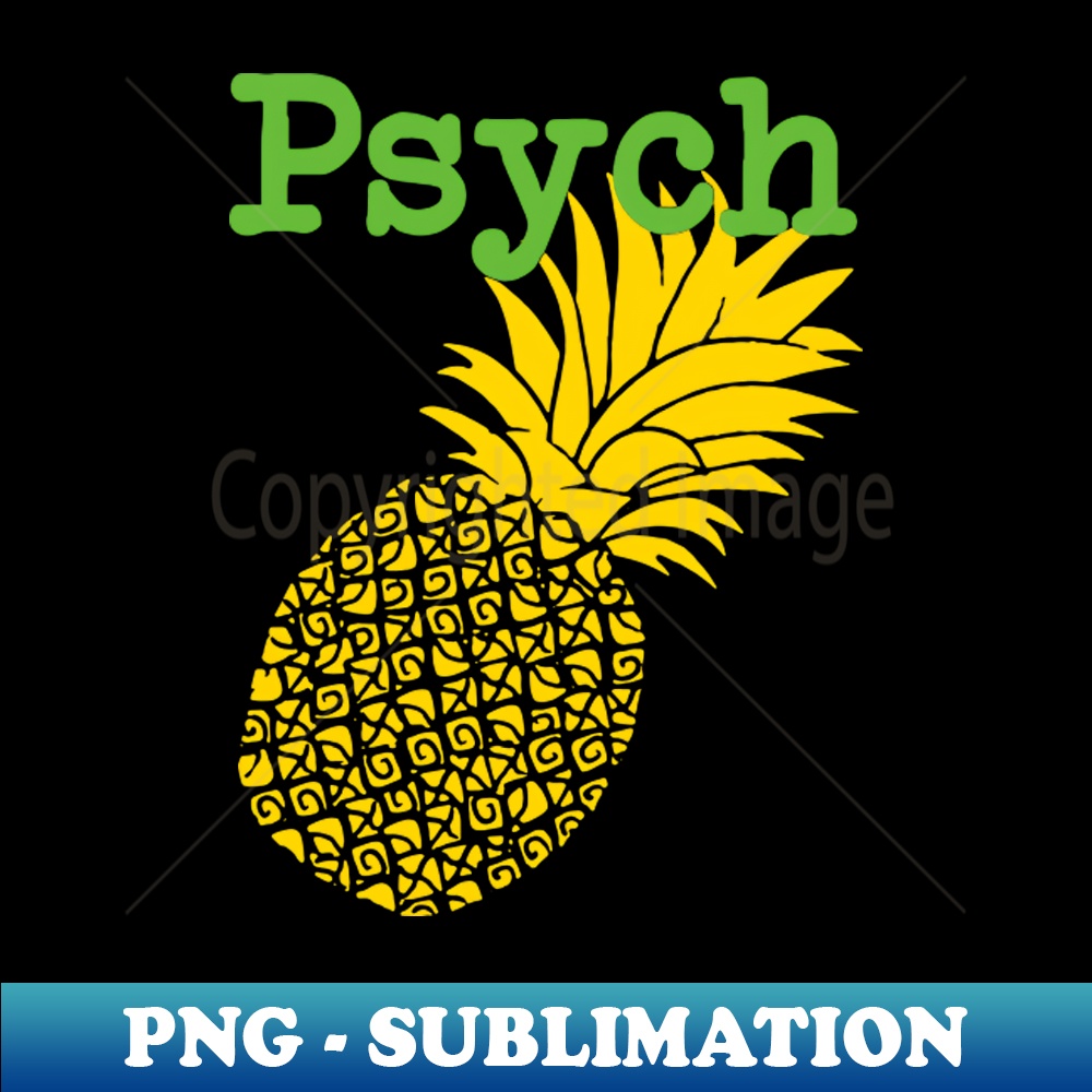Minimalist Psych Tv Show - Decorative Sublimation PNG File - - Inspire ...