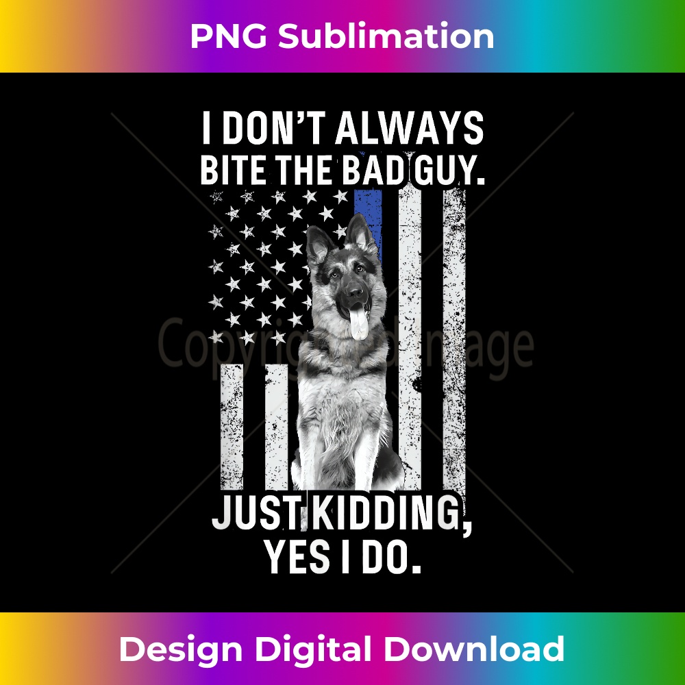 K9 Police Officer German Shepherd Funny Thin Blue Line - Sop | Inspire ...