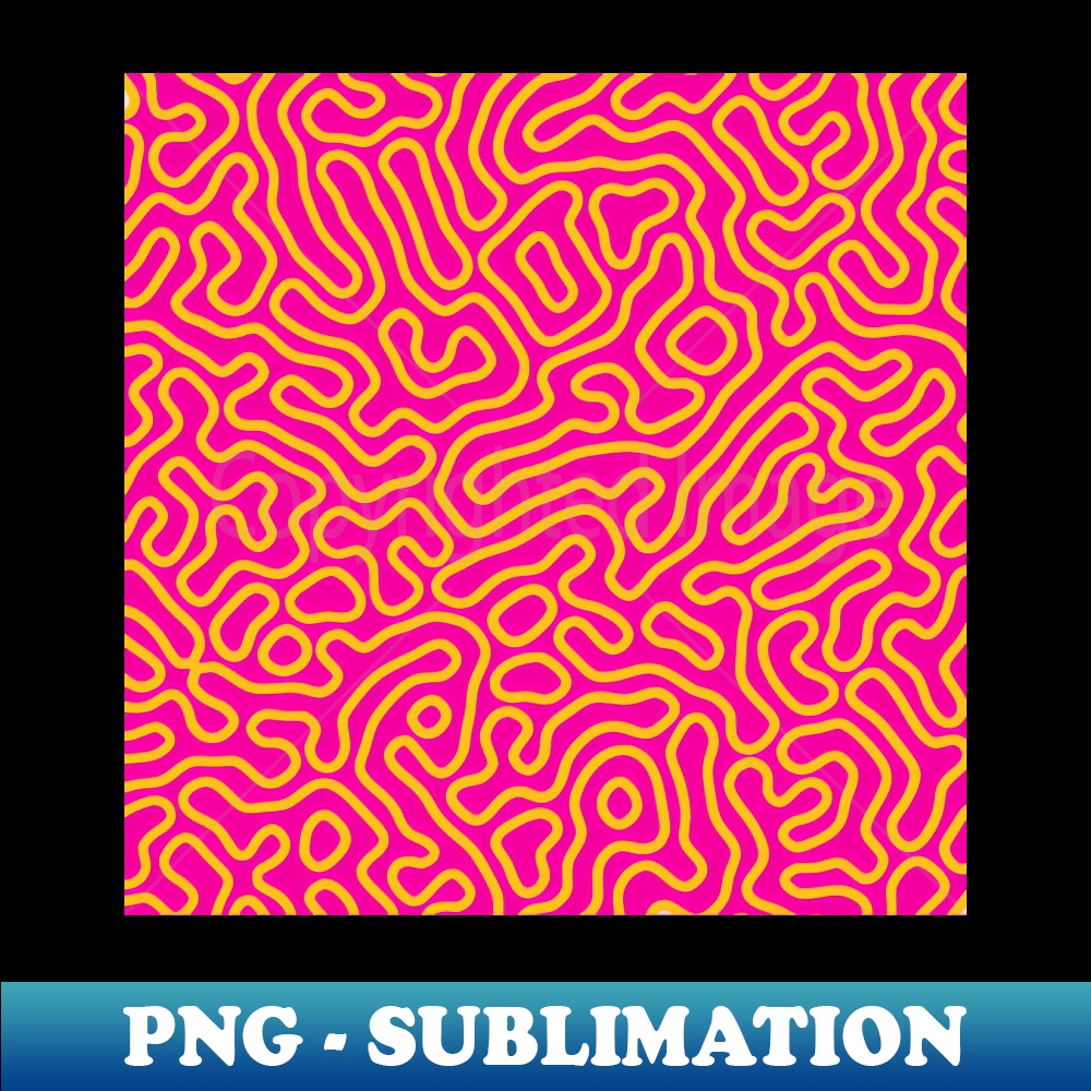 pink and yellow squiggle lines - PNG Transparent Sublimation | Inspire ...