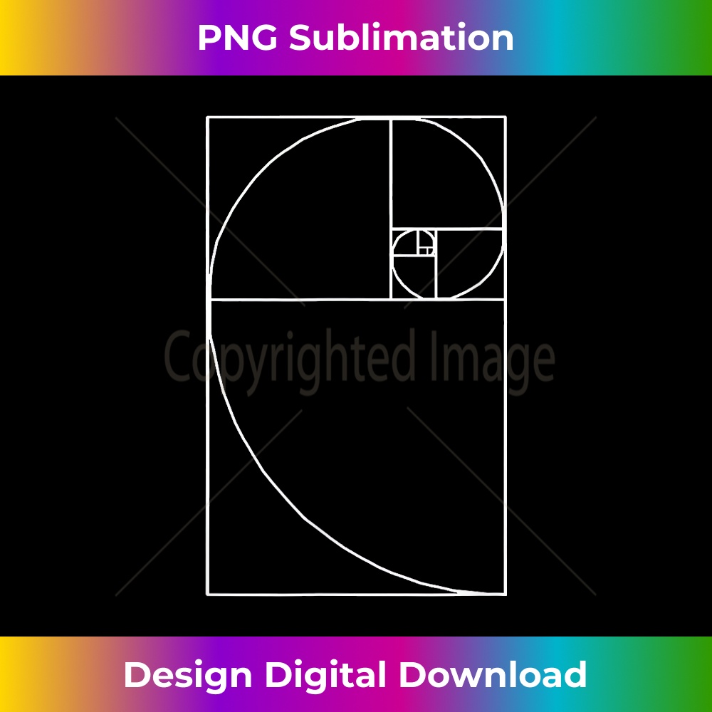 Fibonacci Spiral Fibonacci T Golden Ratio - Chic Sublimation | Inspire Uplift