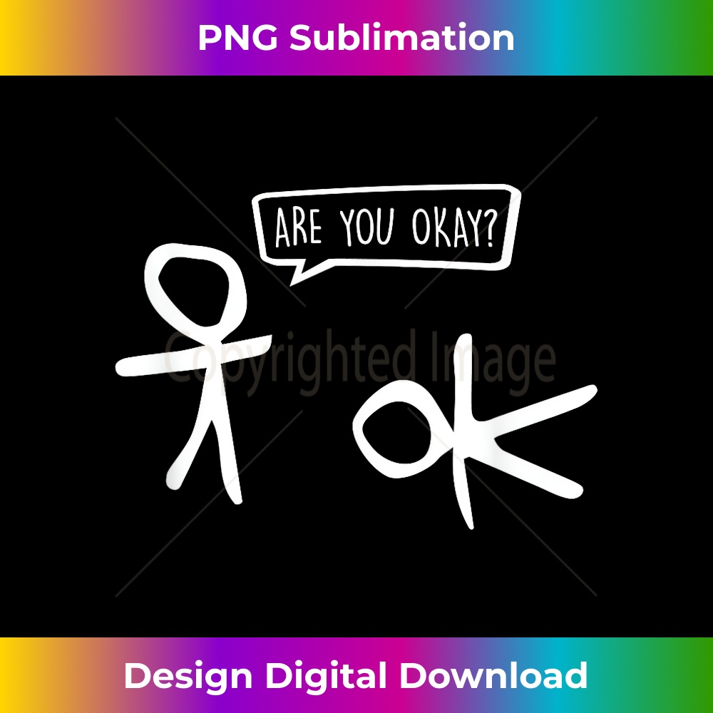Funny Stickman Are You Ok Cartoon Be Kind Good Help Support | Inspire ...