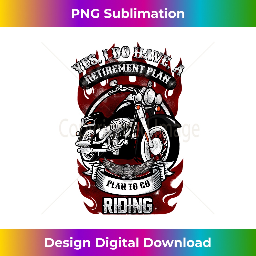 Funny Retirement Biker Gift Premium Motorcycle Fan Gift Long | Inspire ...