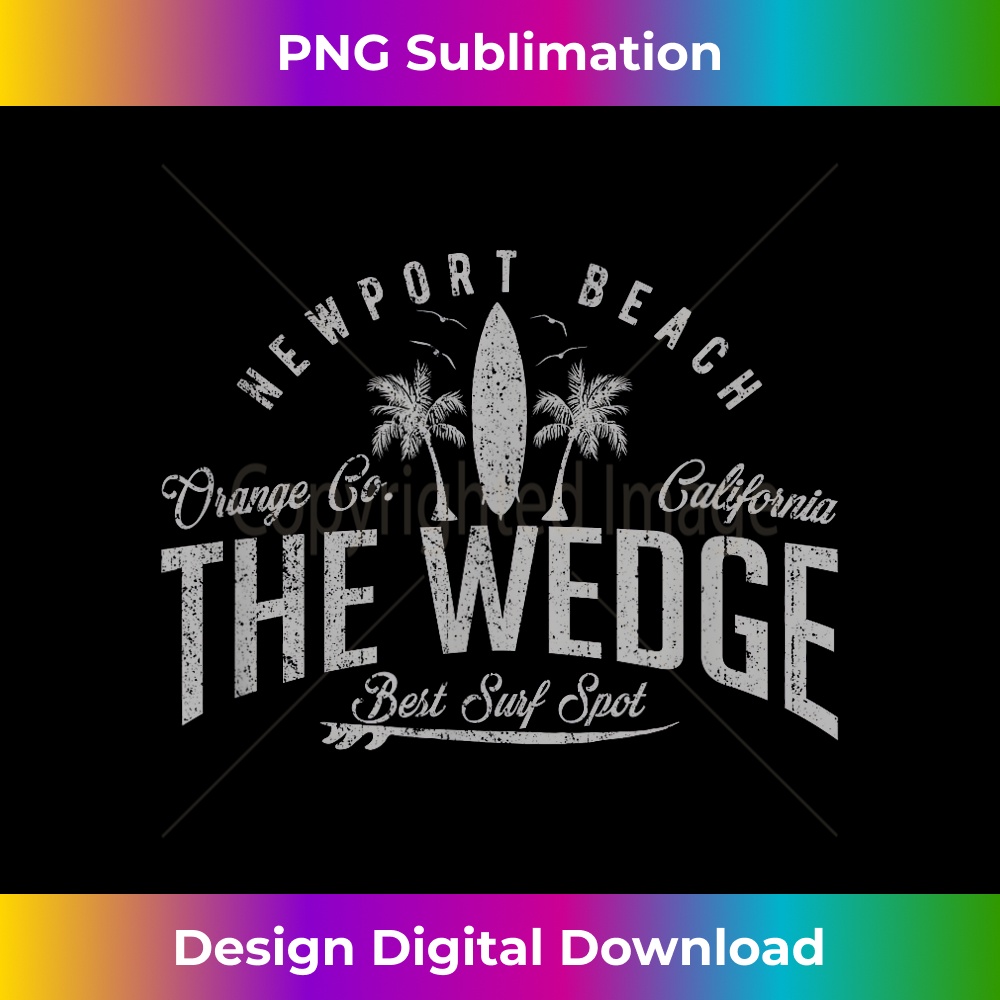 Vintage The Wedge Best Surf Spot Newport Beach Badge - Eco-F | Inspire ...