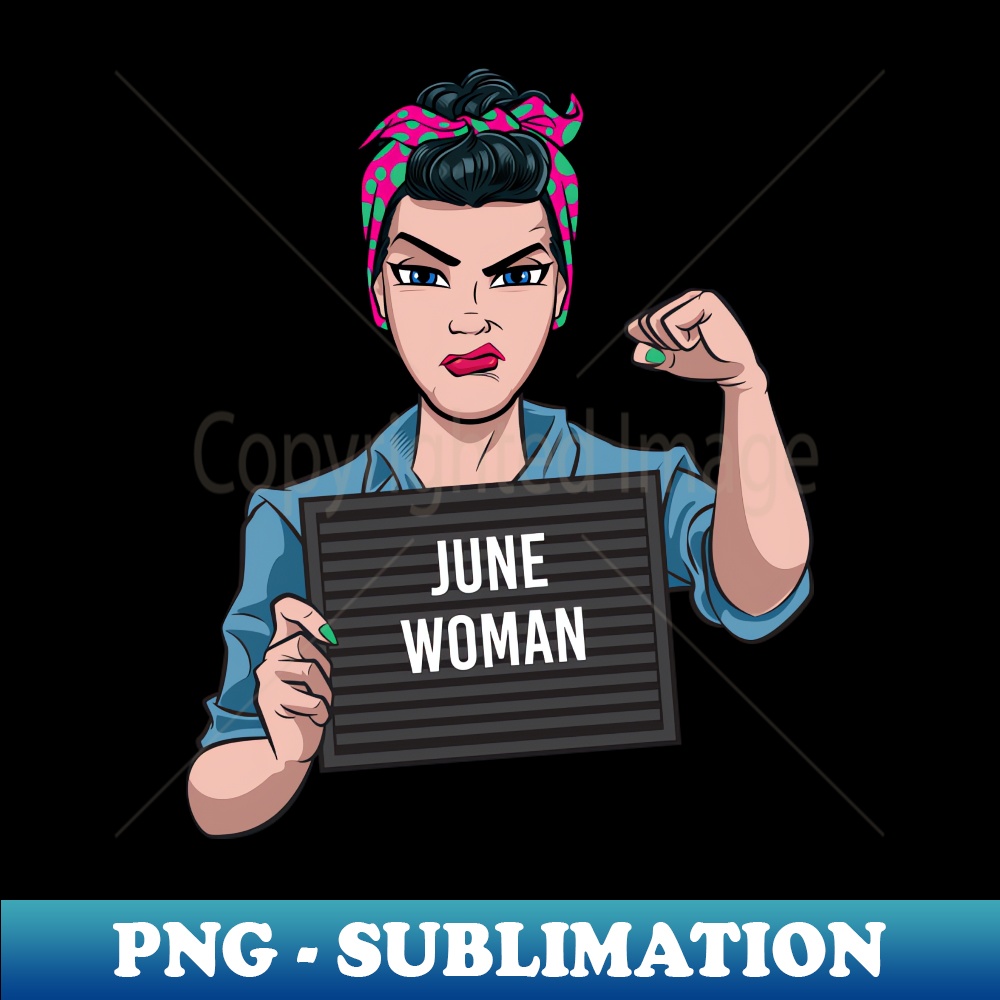 June Woman - PNG Transparent Sublimation File - Add a Festiv | Inspire ...