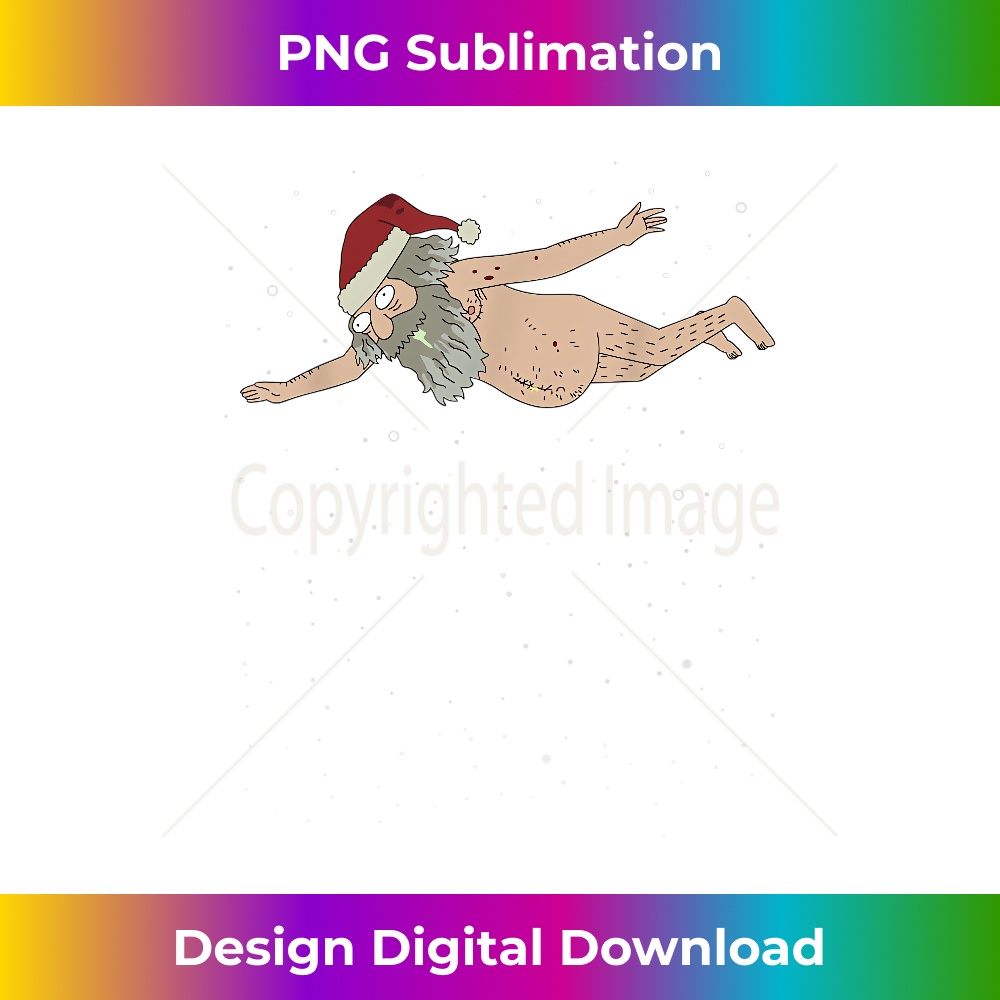 Rick and Morty Fan Art Floating Santa - Timeless PNG Sublima | Inspire ...