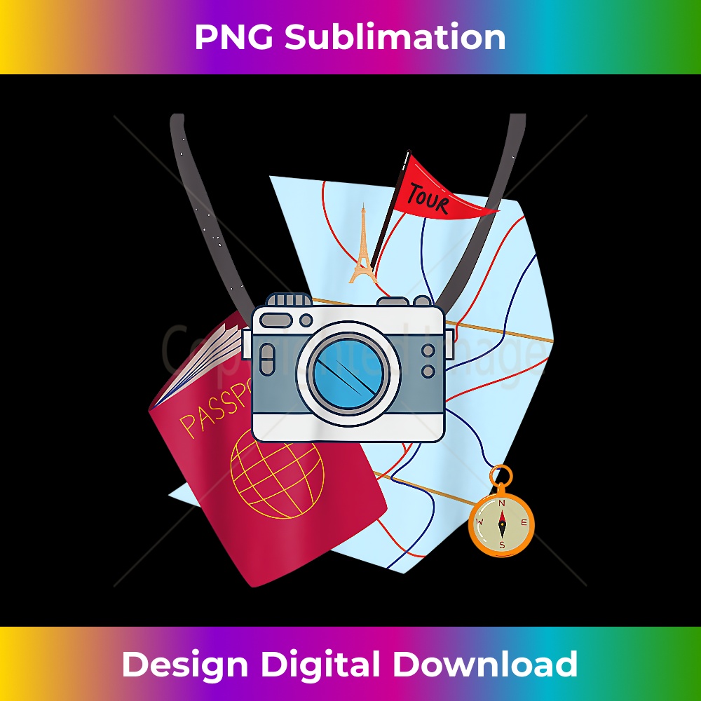 Tourist Spirit Day Costume Camera Passport - Sophisticated P - Inspire ...