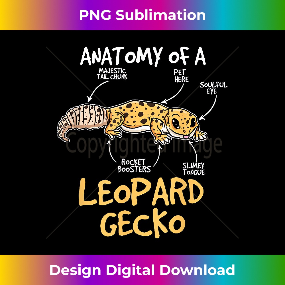 Kids Leopard Gecko Gift Anatomy Of A Leopard Gecko - Sleek S | Inspire ...