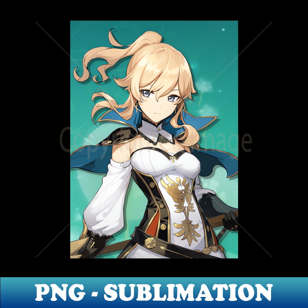 Jean Genshin Impact - High-Resolution PNG Sublimation File - | Inspire ...