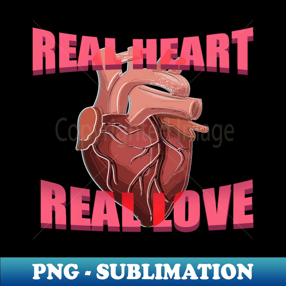 Real heart real love - High-Quality PNG Sublimation Download | Inspire ...