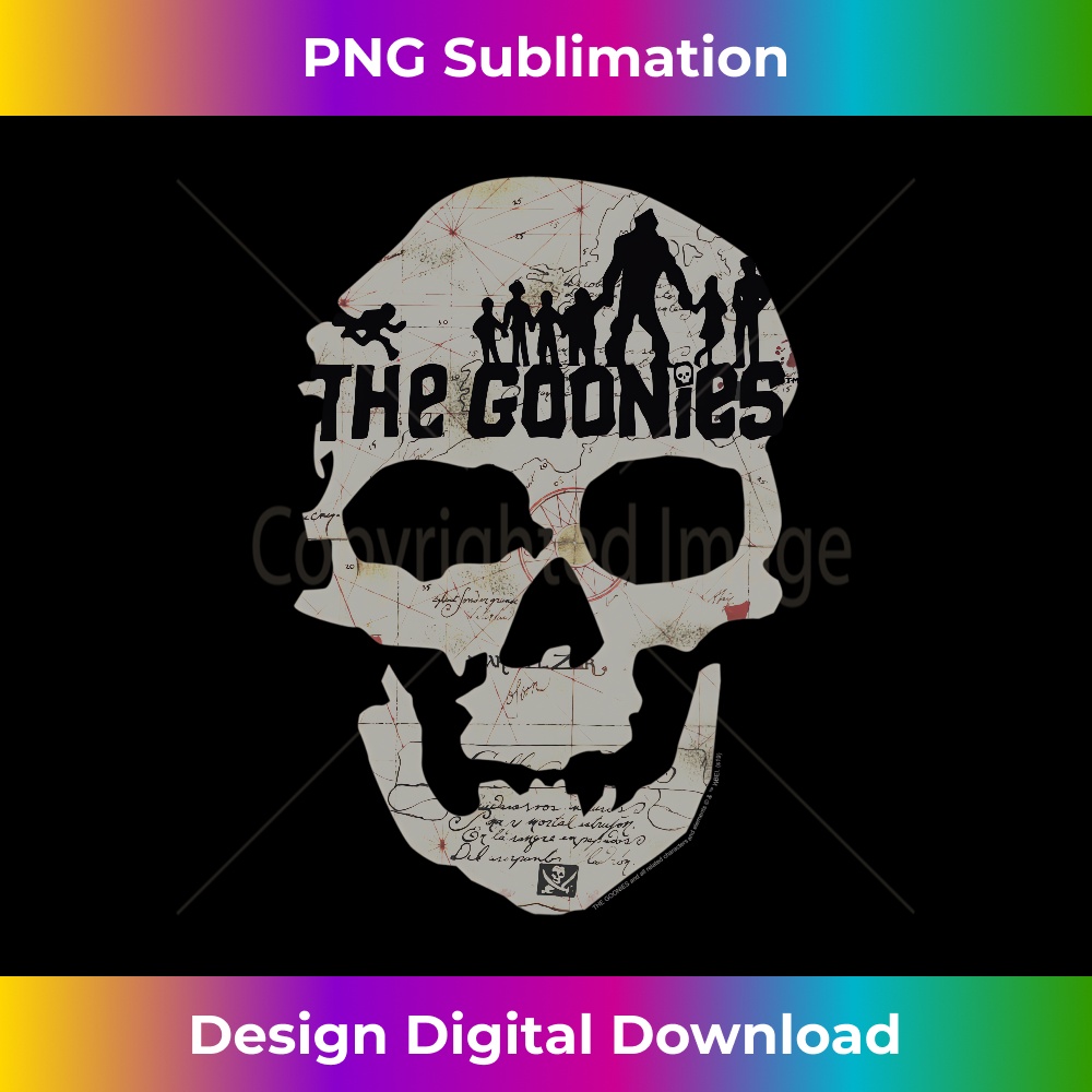 The Goonies Skeleton Map Poster Long Sleeve - Sublimation-Op - Inspire ...
