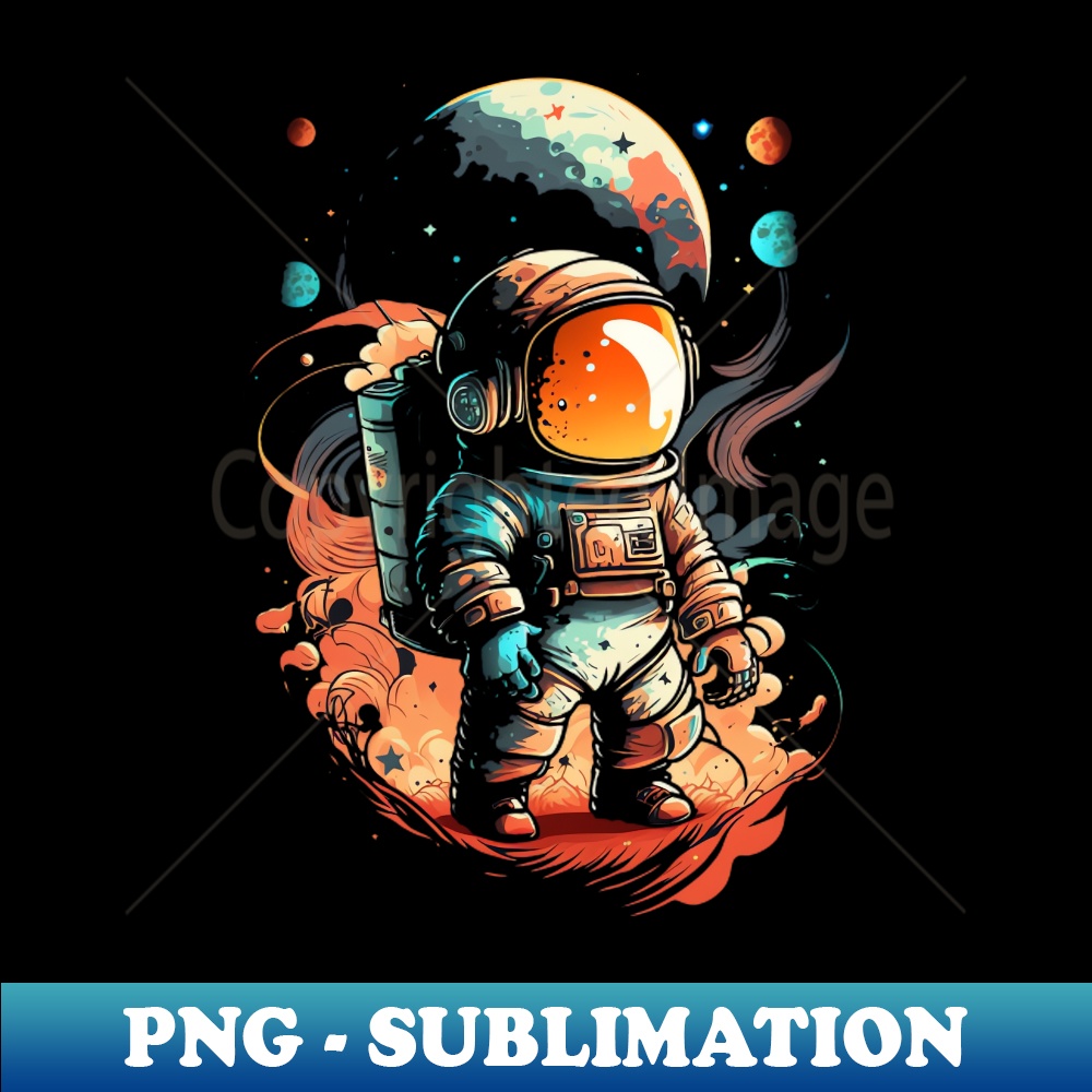 Astronaut in Fire - Professional Sublimation Digital Downloa | Inspire ...