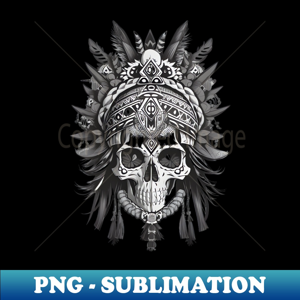 skull tribe style vector black and white style - Signature S | Inspire ...