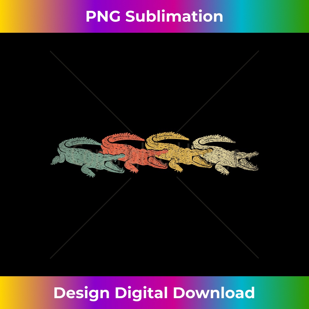 Retro Alligator Crocodile - Classic Sublimation PNG File - R | Inspire ...