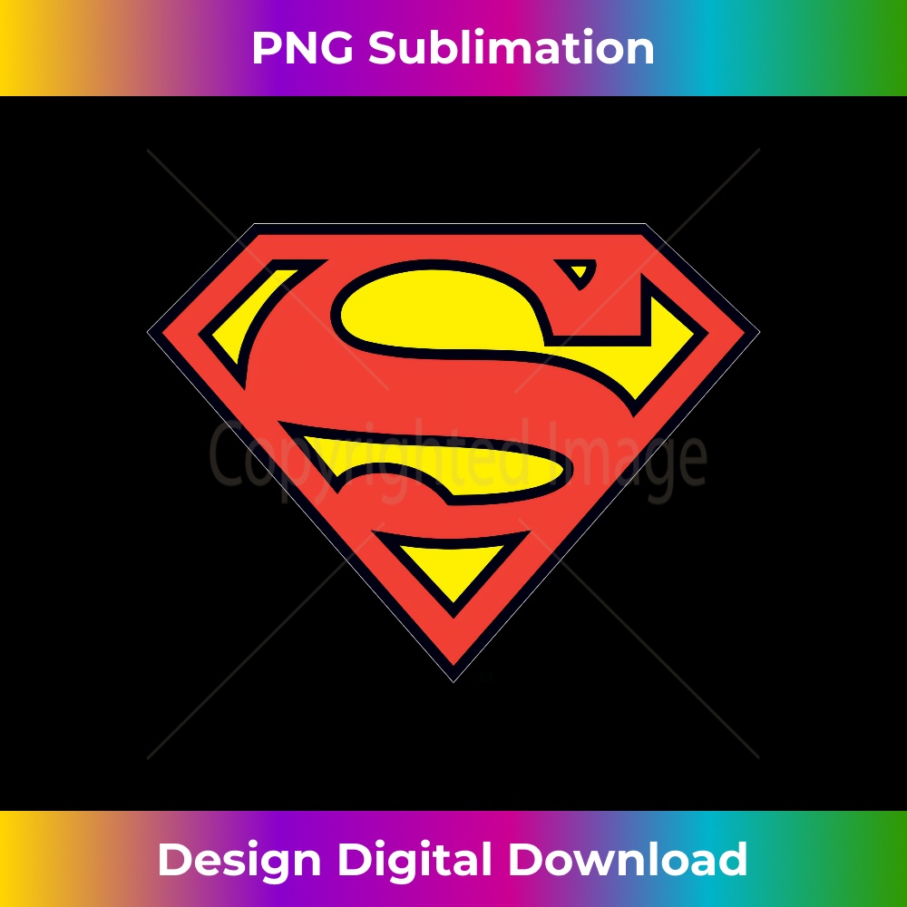 DC Comics Superman Classic Chest Logo Long Sleeve - Edgy Sub | Inspire ...