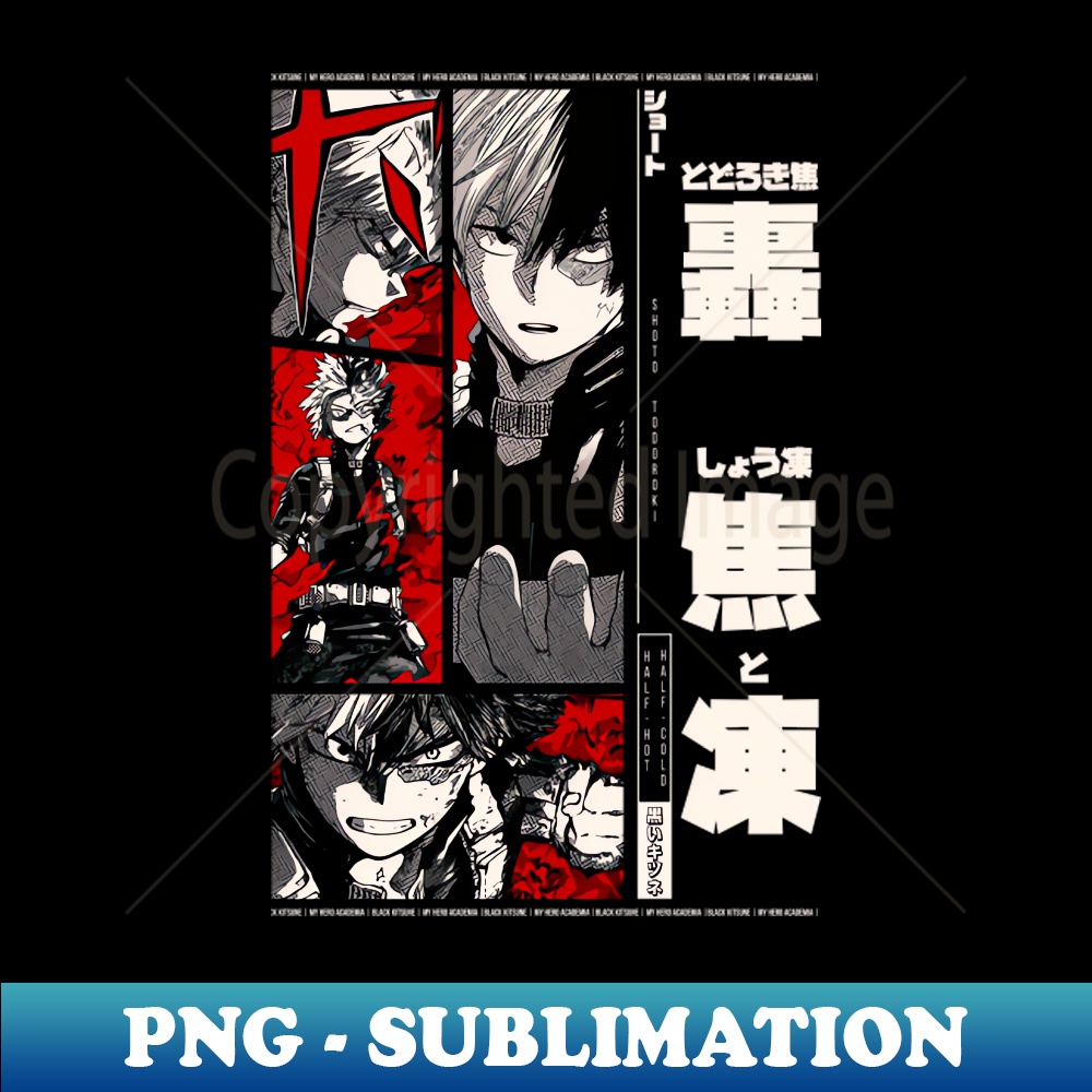 TODOROKI WALL OF FLAMES MHA OTAKU DESIGN - Special Editio | Inspire Uplift