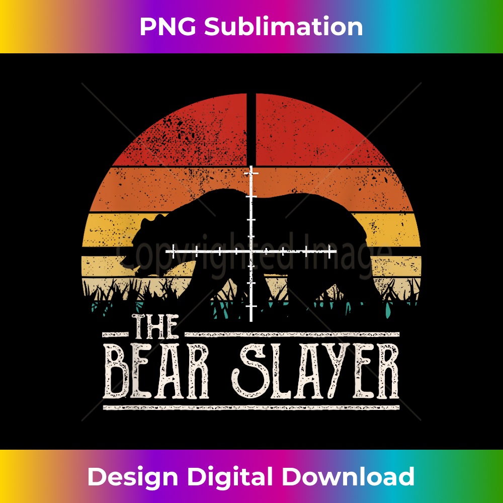 Vintage Sunset Retro Style Bear Hunting Bear Slayer - Bohemi | Inspire ...