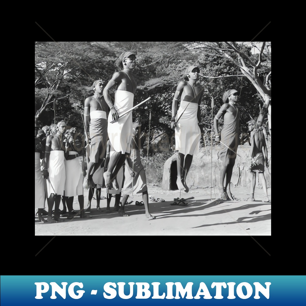 maasai warrior jumping dance - PNG Transparent Digital Downl - Inspire ...