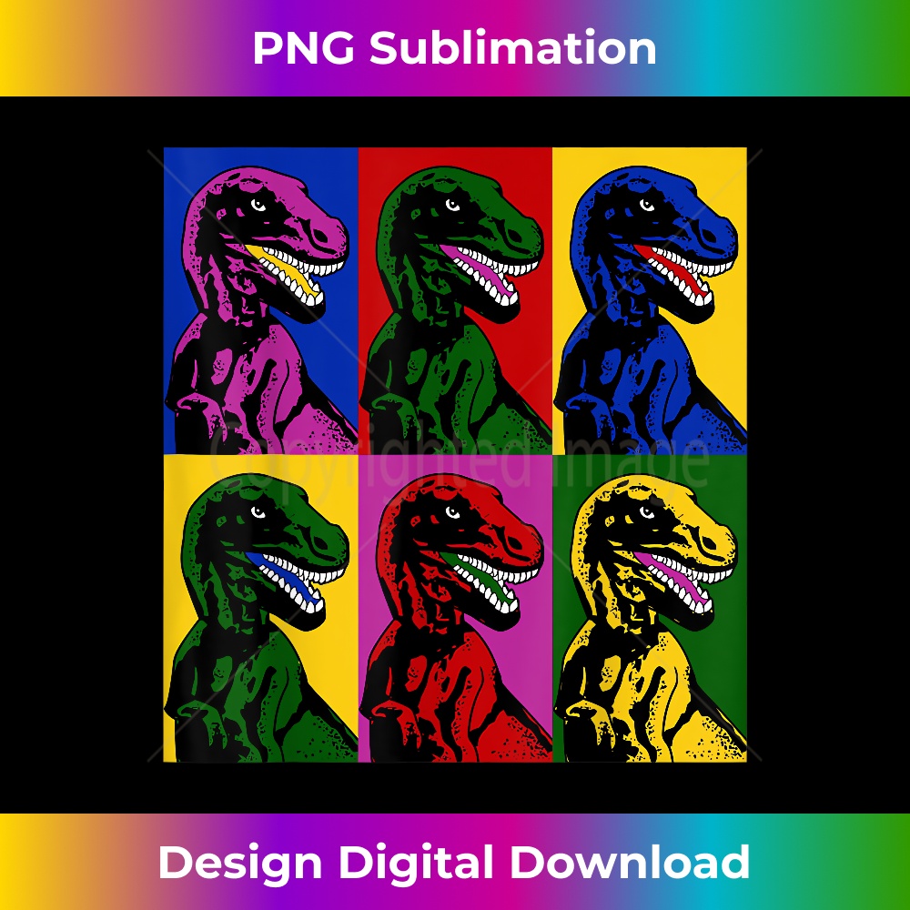 Dinosaur Pop Art T- T-Rex - Contemporary PNG Sublimation De | Inspire ...