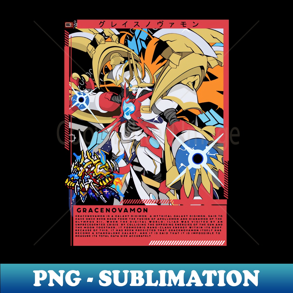 digimon gracenovamon - Signature Sublimation PNG File - Unle | Inspire ...
