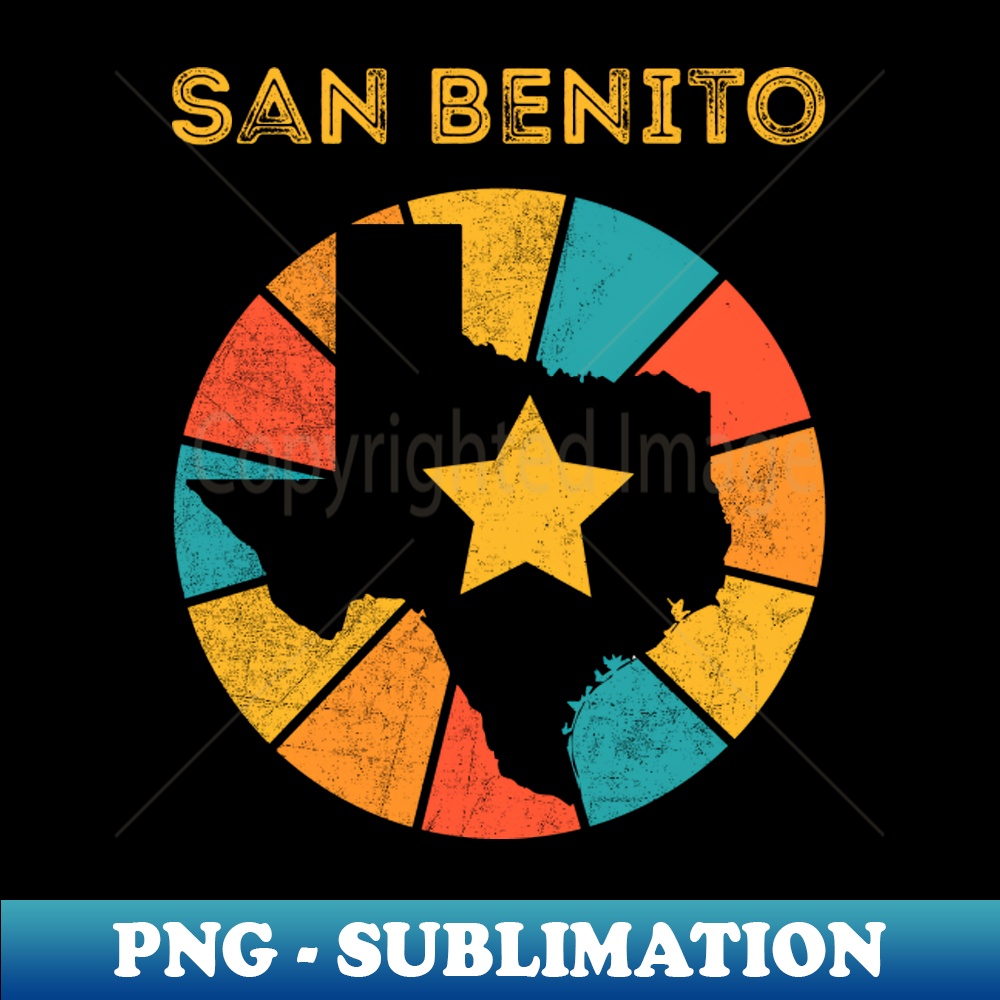 San Benito Texas Vintage Distressed Souvenir - High-Resoluti | Inspire Uplift